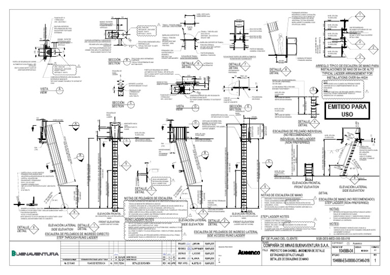 Ladder and Handrail Design Specifications | PDF