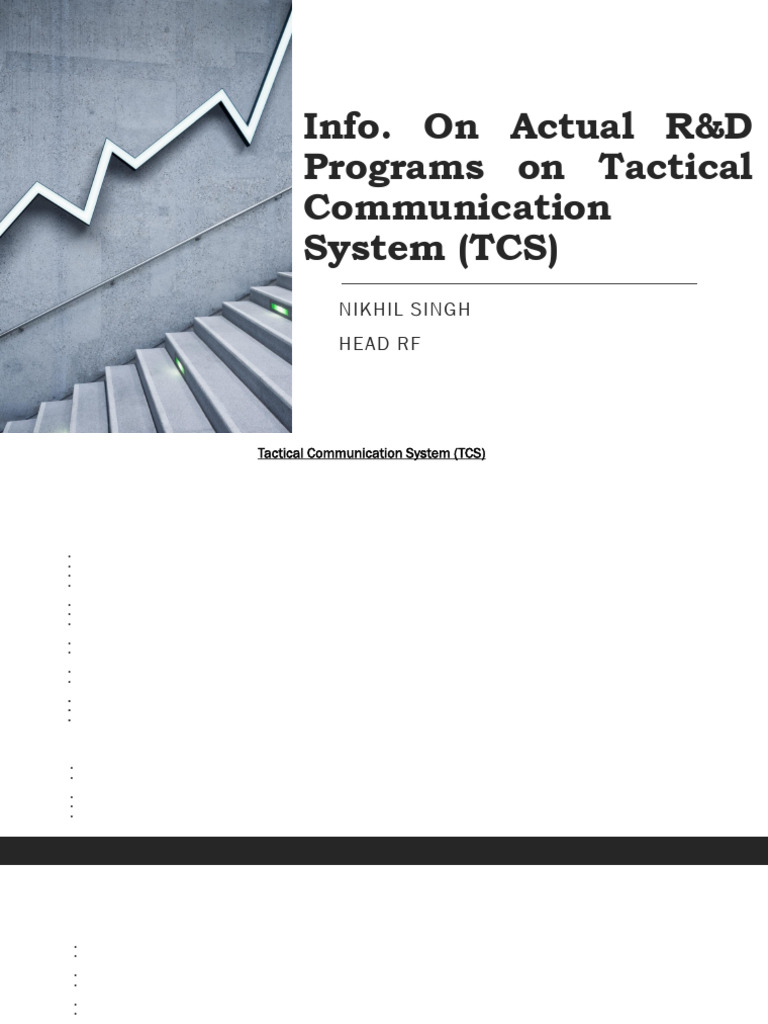 Tactical Communication System (TCS) | PDF | Computer Network | Security