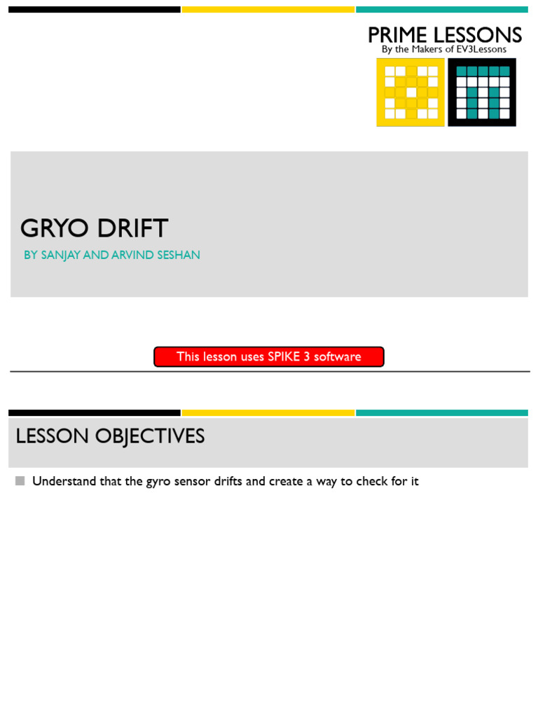 SP3 Gyro Drift | PDF