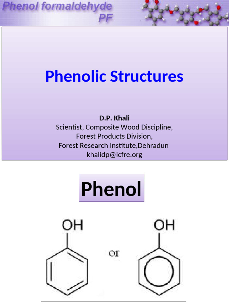 Overview of Phenolic Structures | PDF