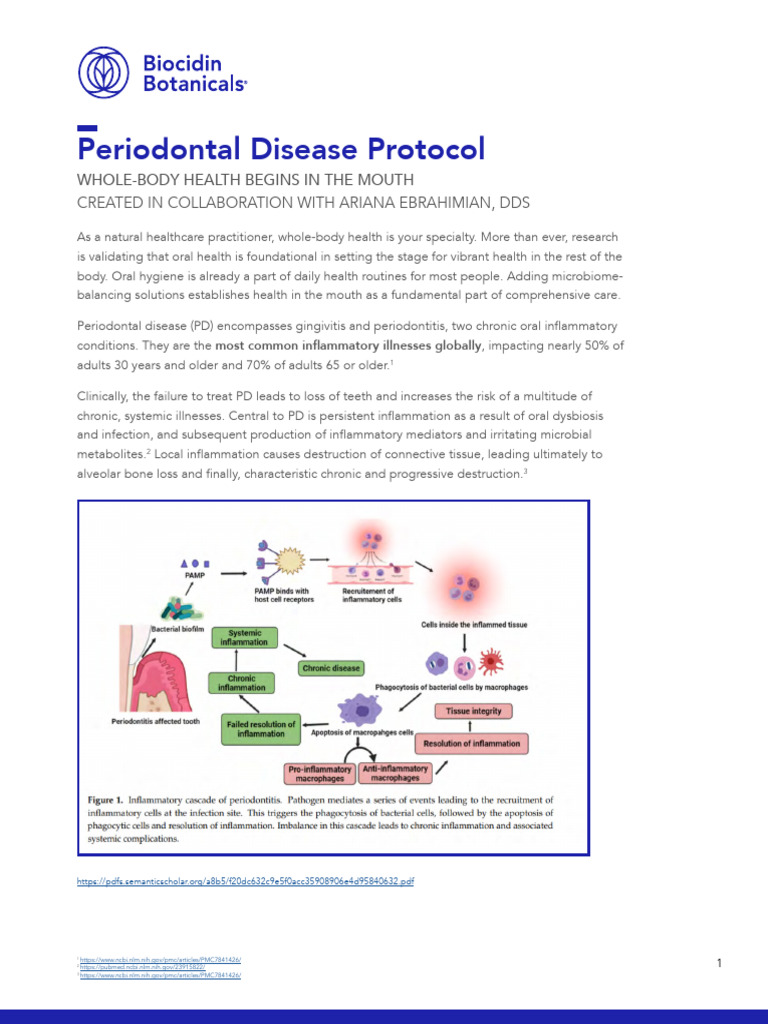 Periodontal_Disease_Protocol | PDF | Biofilm | Periodontology
