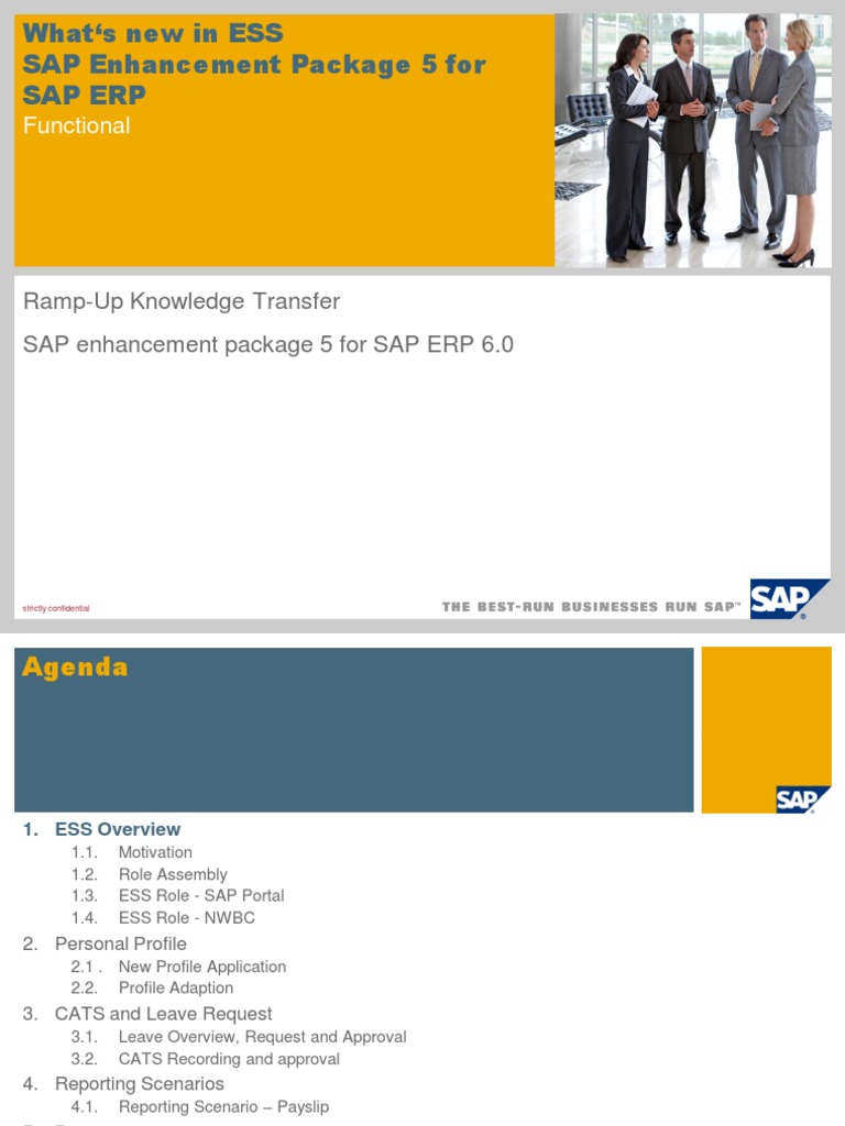 Functional: Ramp-Up Knowledge Transfer SAP Enhancement Package 5 For ...
