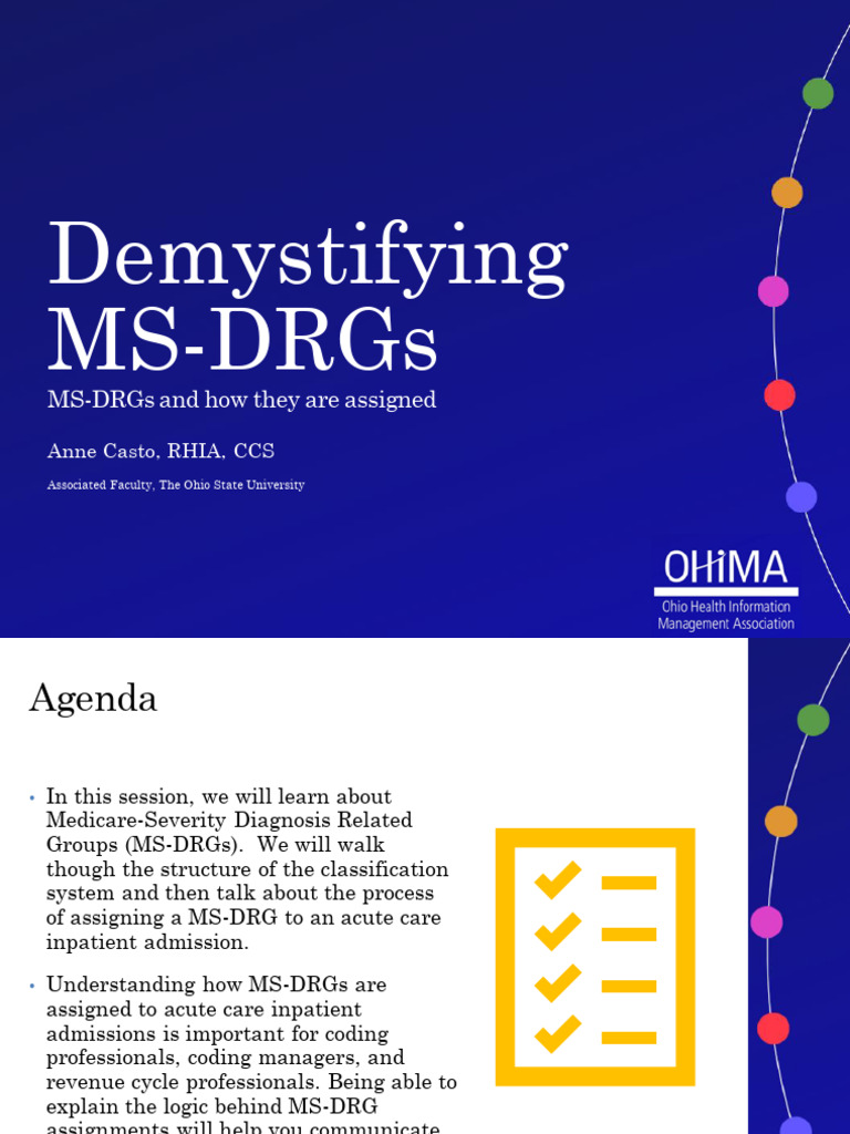 Demystifying MS-DRGs AnneCasto | PDF | Kidney Transplantation | Pancreas