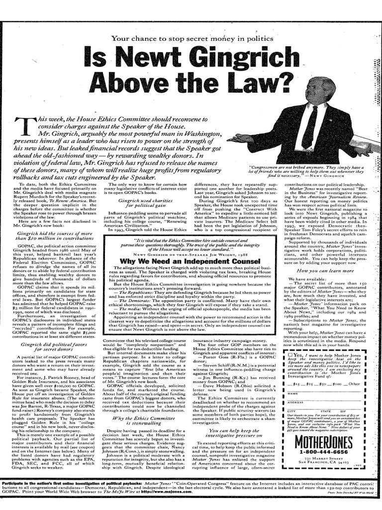Newt Mother Jones | PDF