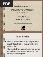 EGD Grade 10 DESCRIPTIVE GEOMETRY | PDF | Drawing | Line (Geometry)