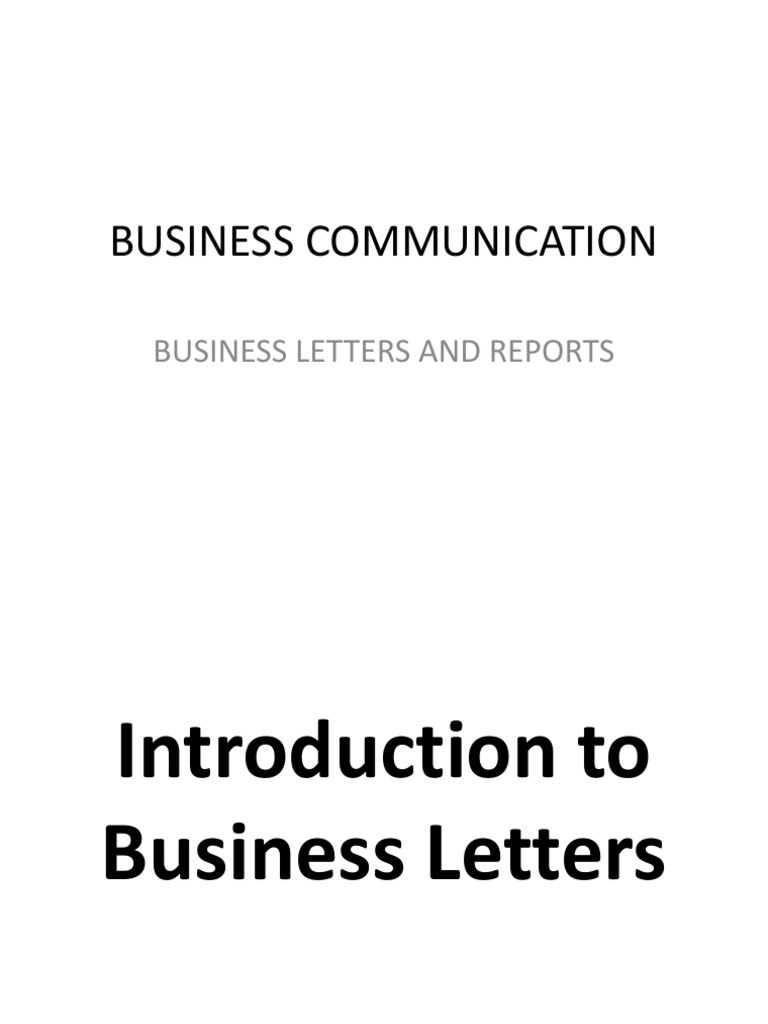 Business Communication Module 4 | PDF | Communication | Business