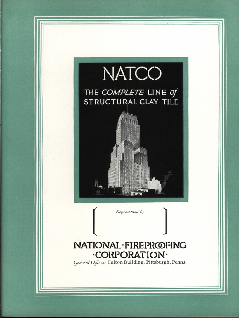 NATCO Product Line Structural Clay Tile | PDF