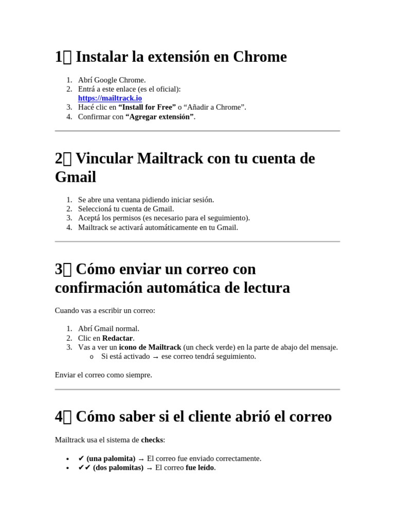 Mail Track | PDF