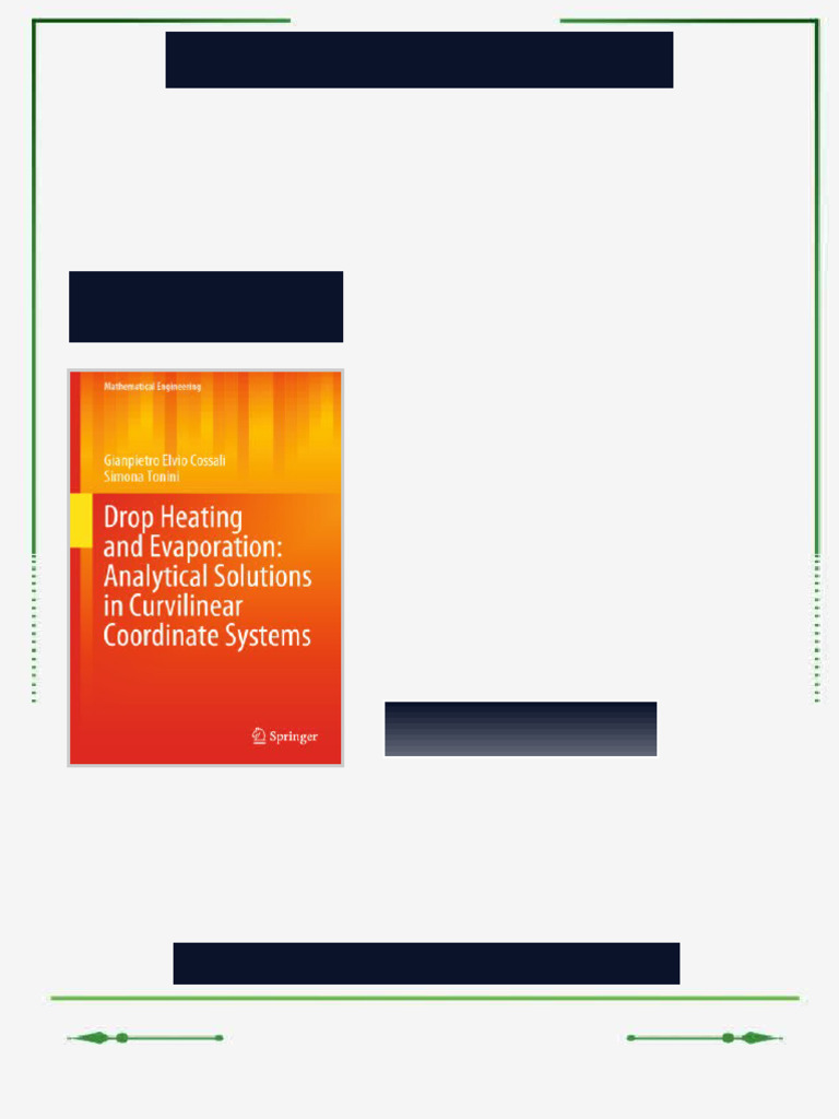 Drop Heating and Evaporation Analytical Solutions in Curvilinear ...