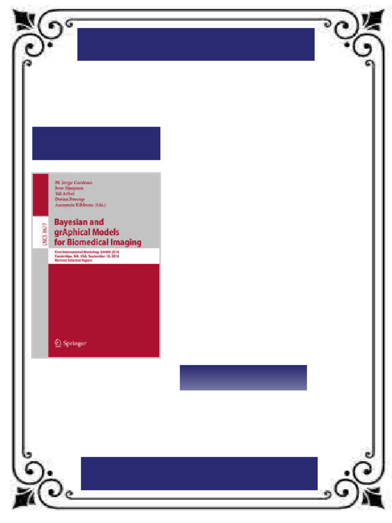 Bayesian and grAphical Models for Biomedical Imaging First ...