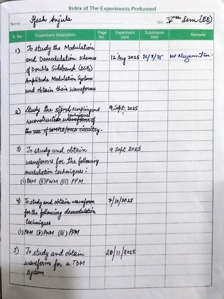 Power and communication lab | PDF