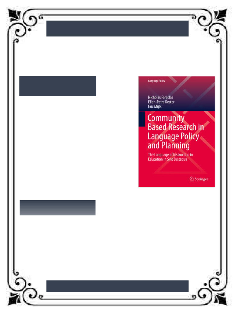 Community Based Research in Language Policy and Planning: The Language ...