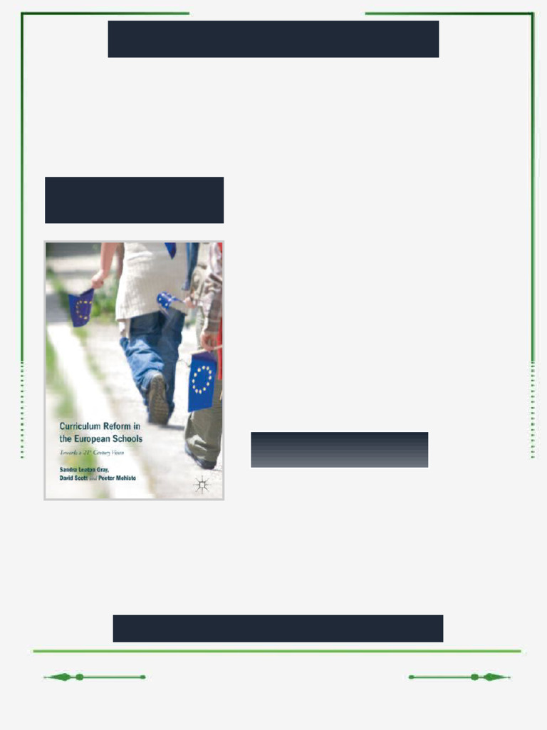 Curriculum Reform in the European Schools 1st ed. Edition Sandra Leaton ...