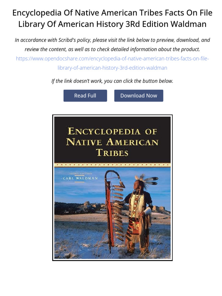 Encyclopedia of Native American Tribes Facts on File Library of ...