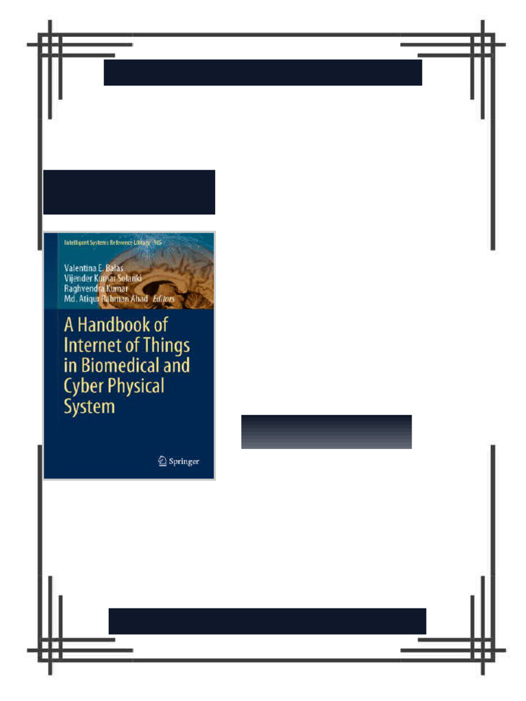A Handbook of Internet of Things in Biomedical and Cyber Physical ...