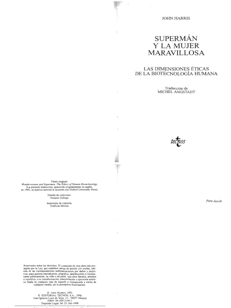 Superman y La Mujer Maravillosa - John Harris | PDF