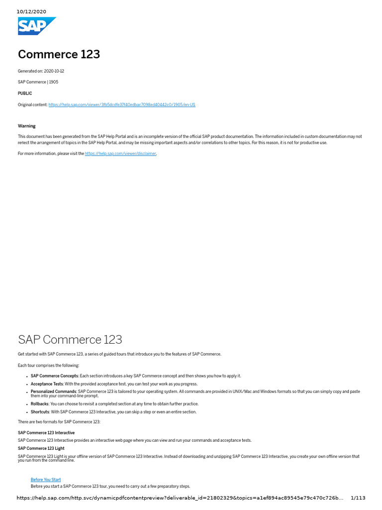 SAP Commerce 123 SAP Commerce 123SAP Commerce 123 | PDF | Zip (File ...