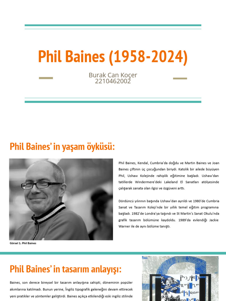 Burak Can Koçer-Phil Baines Sunumu | PDF
