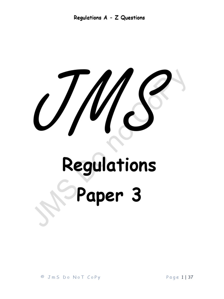 Regulations June 2020 v5.1 26.08.2020 Electricians Paper 3 | PDF ...