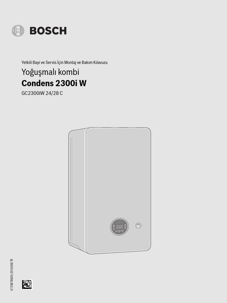 Bosch Condense 2300 Montaj Kilavuzu | PDF