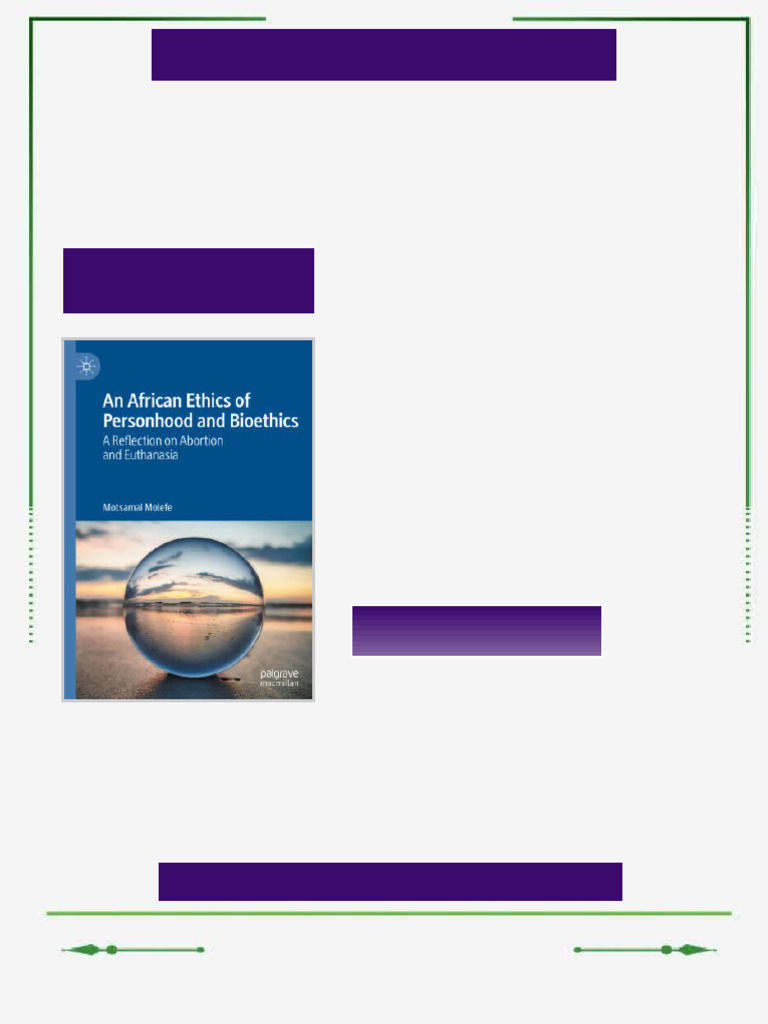 An African Ethics of Personhood and Bioethics: A Reflection on Abortion ...