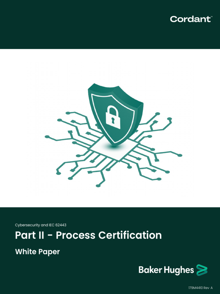 IEC 62443 Cybersecurity Process Certification | PDF