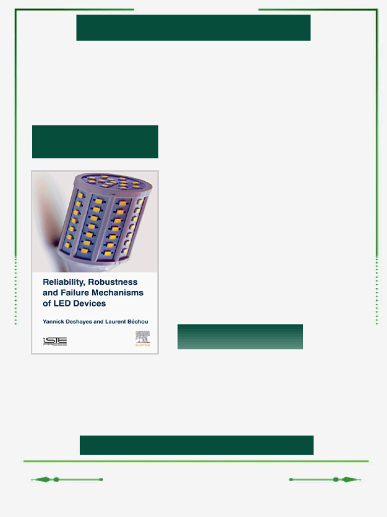 Reliability, Robustness and Failure Mechanisms of LED Devices ...