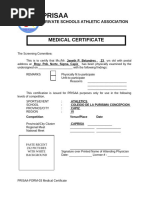 Lysholm Knee Scoring Scale Questionnaire | PDF | Knee | Pain