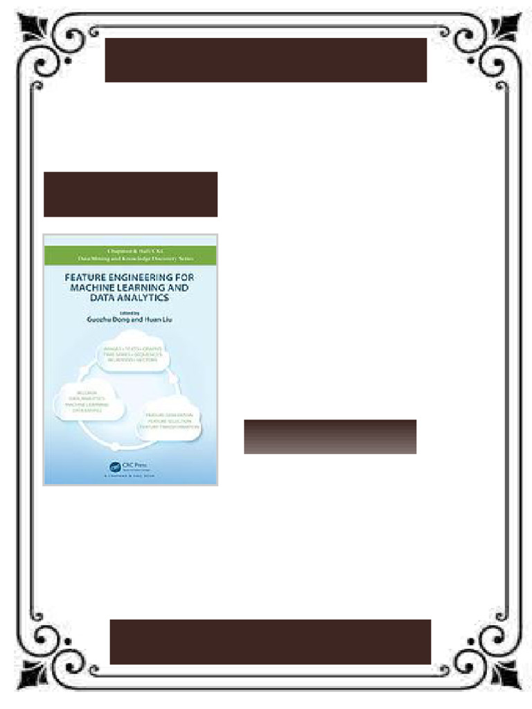 Feature Engineering for Machine Learning and Data Analytics First Edition Dong eBook digital ...