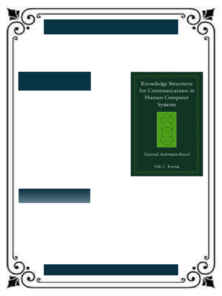 Knowledge Structures for Communications in Human Computer Systems ...
