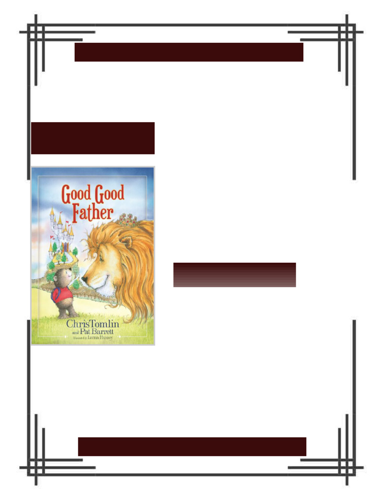 Good Good Father Chris Tomlin eBook sample available | PDF