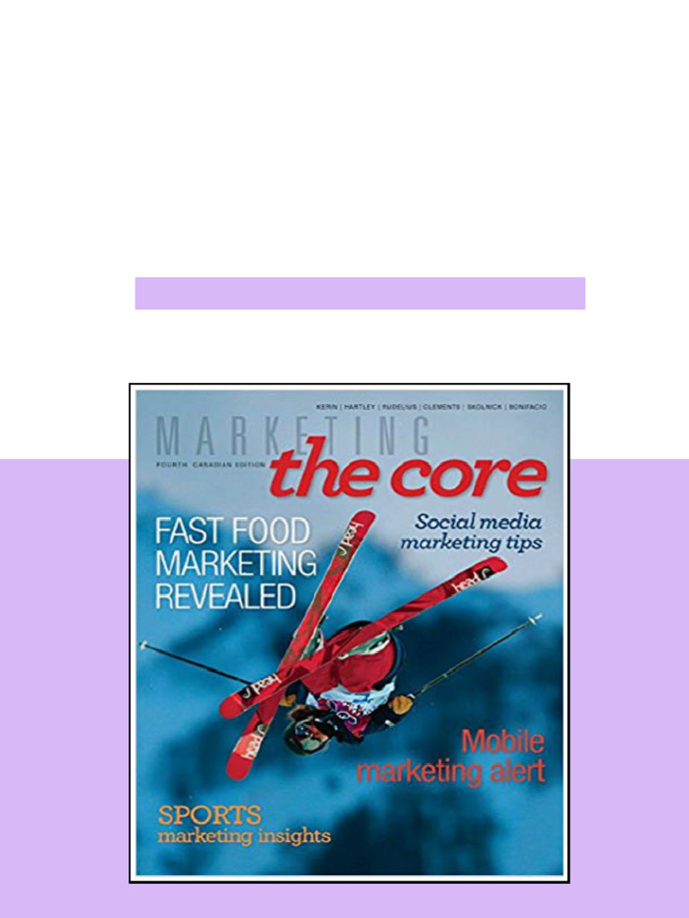 Solution Manual for Marketing The Core Canadian 4th Edition Kerin ...