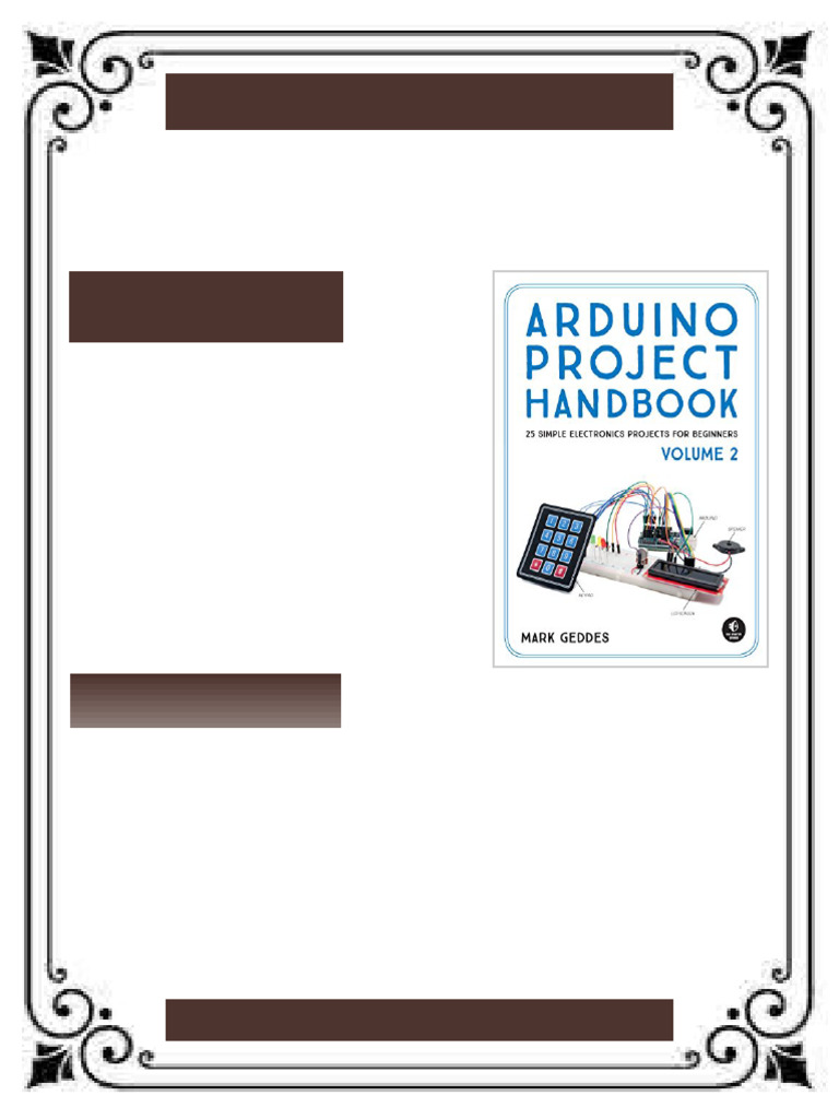 Arduino Project Handbook Volume 2 25 Simple Electronics Projects for ...
