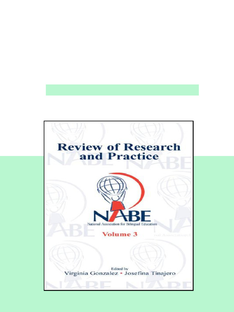 NABE Review of Research and Practice Vol 3 1st Edition Virginia ...