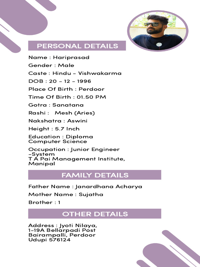 Biodata_2 | PDF
