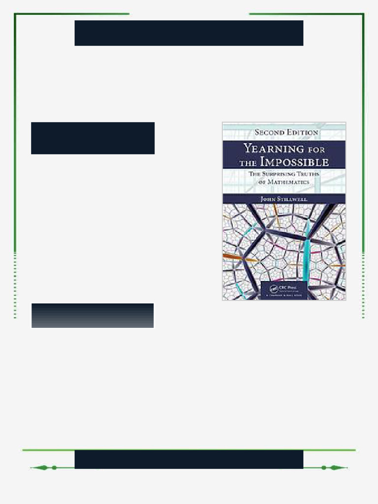 Yearning for the impossible : the surprising truth of mathematics ...