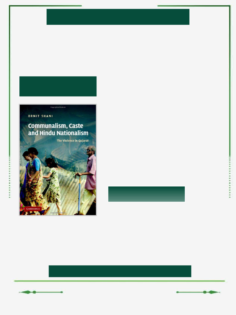 Communalism Caste and Hindu Nationalism The Violence in Gujarat 1st ...