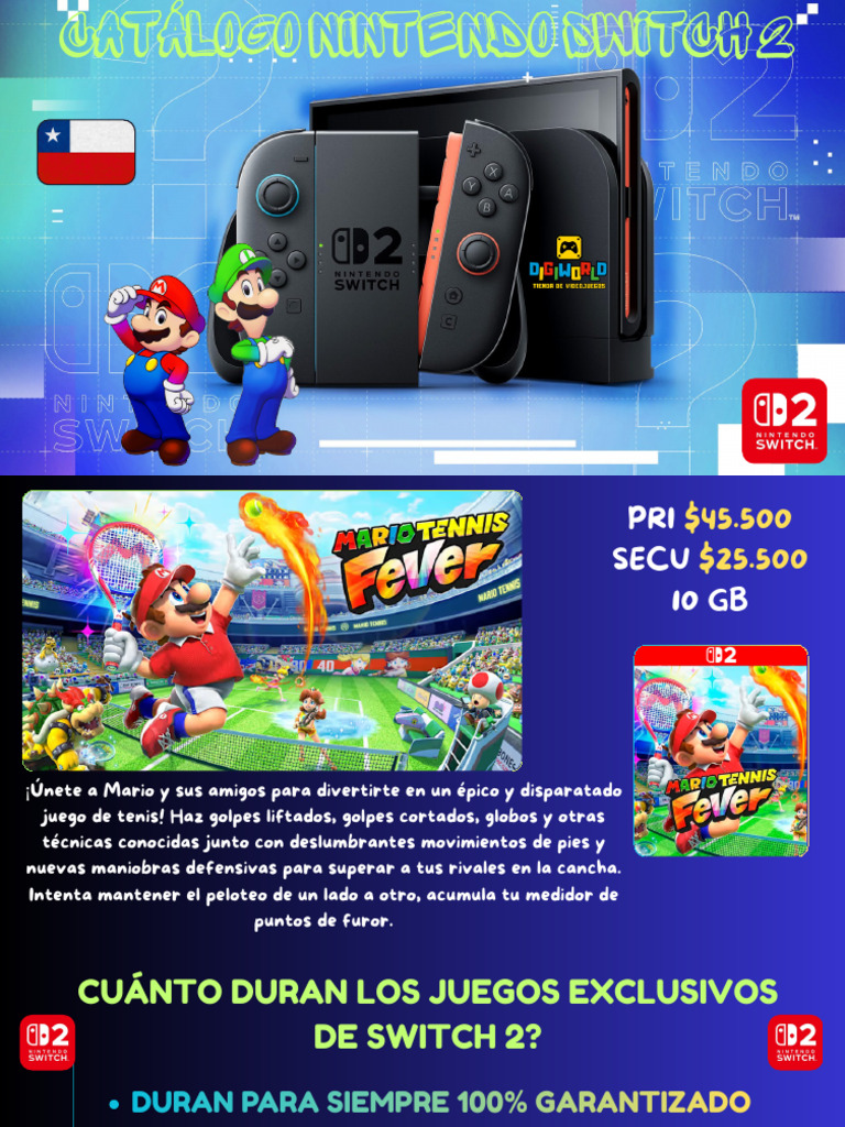 Catalogo Switch 2-2 | PDF | Nintendo | Videojuegos