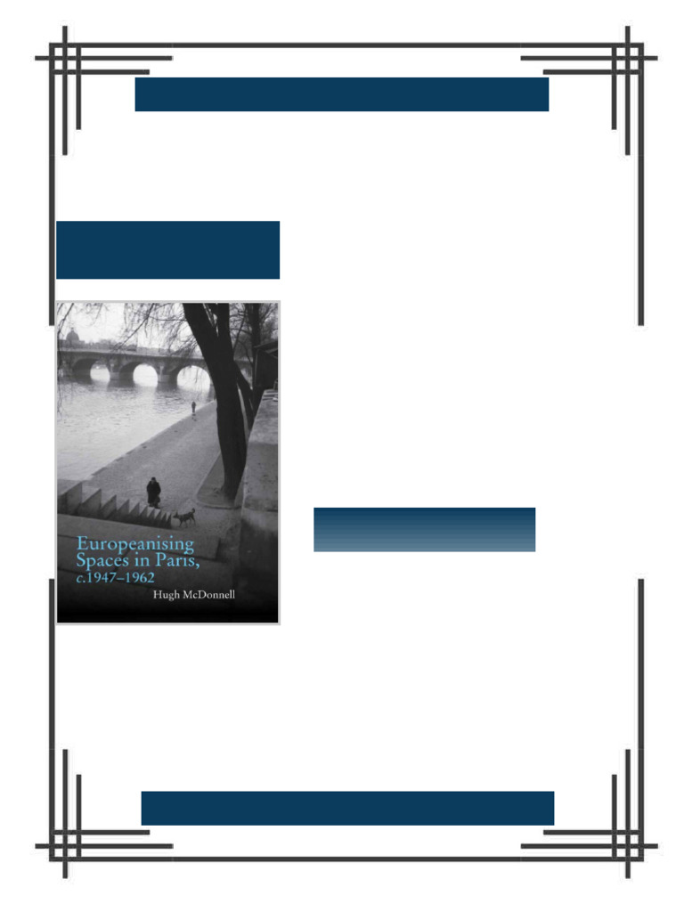 Europeanising Spaces in Paris 1st Edition Hugh Mcdonnell ebook non stop ...