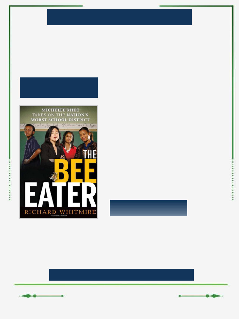 The Bee Eater Michelle Rhee Takes on the Nation s Worst School District ...