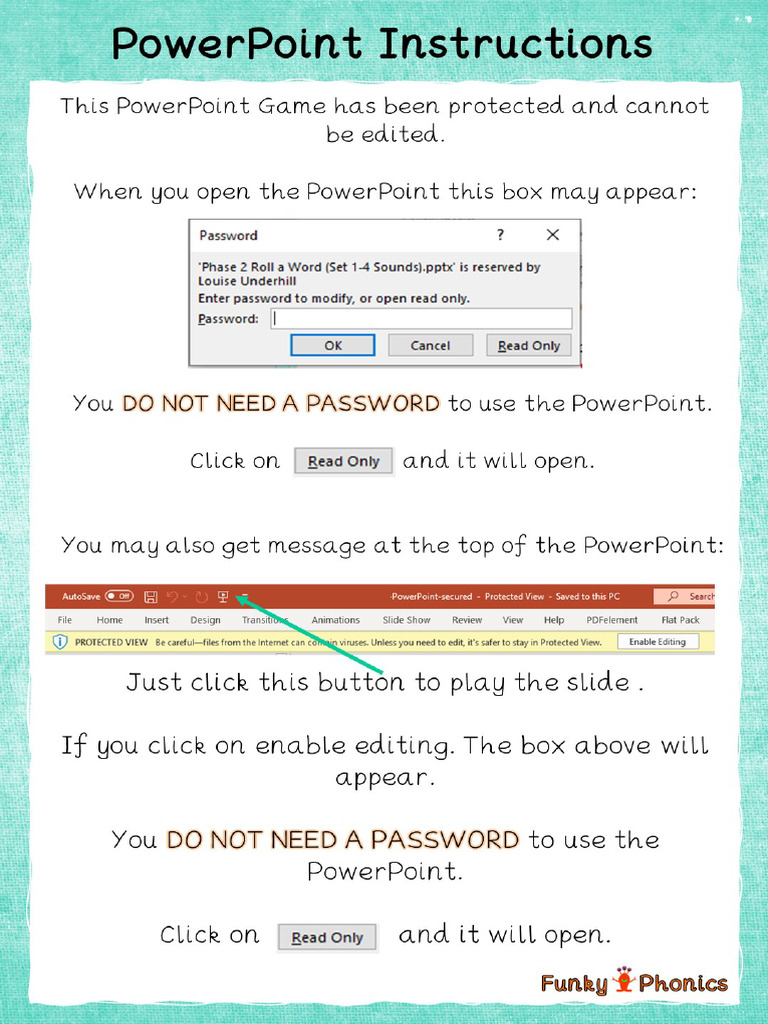 Instructions - Please Read | PDF