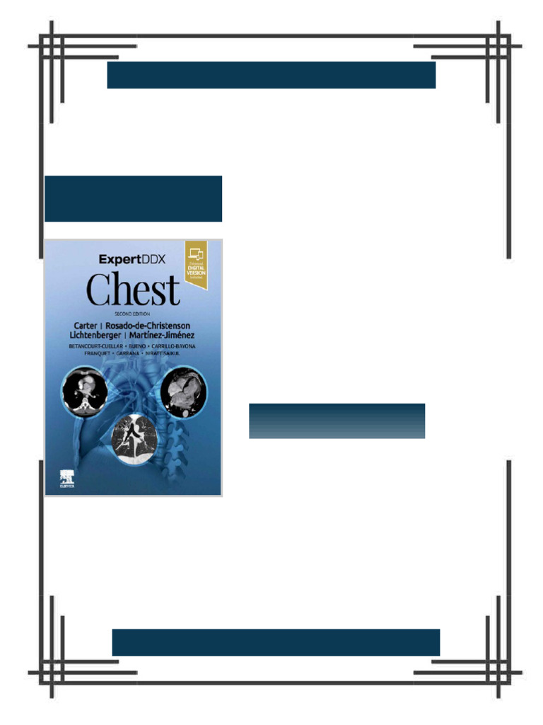 ExpertDDx: Chest 2nd edition. Edition Brett W. Carter ebook multi ...