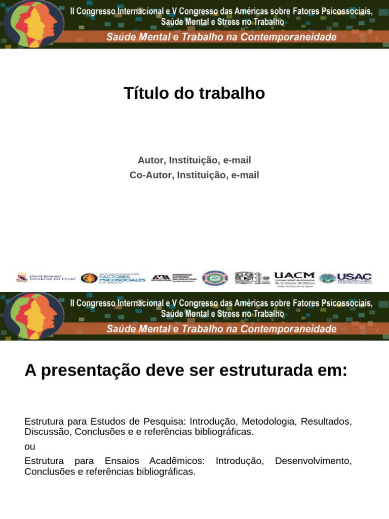 Modelo Slide de Apresentação.pptx | PDF