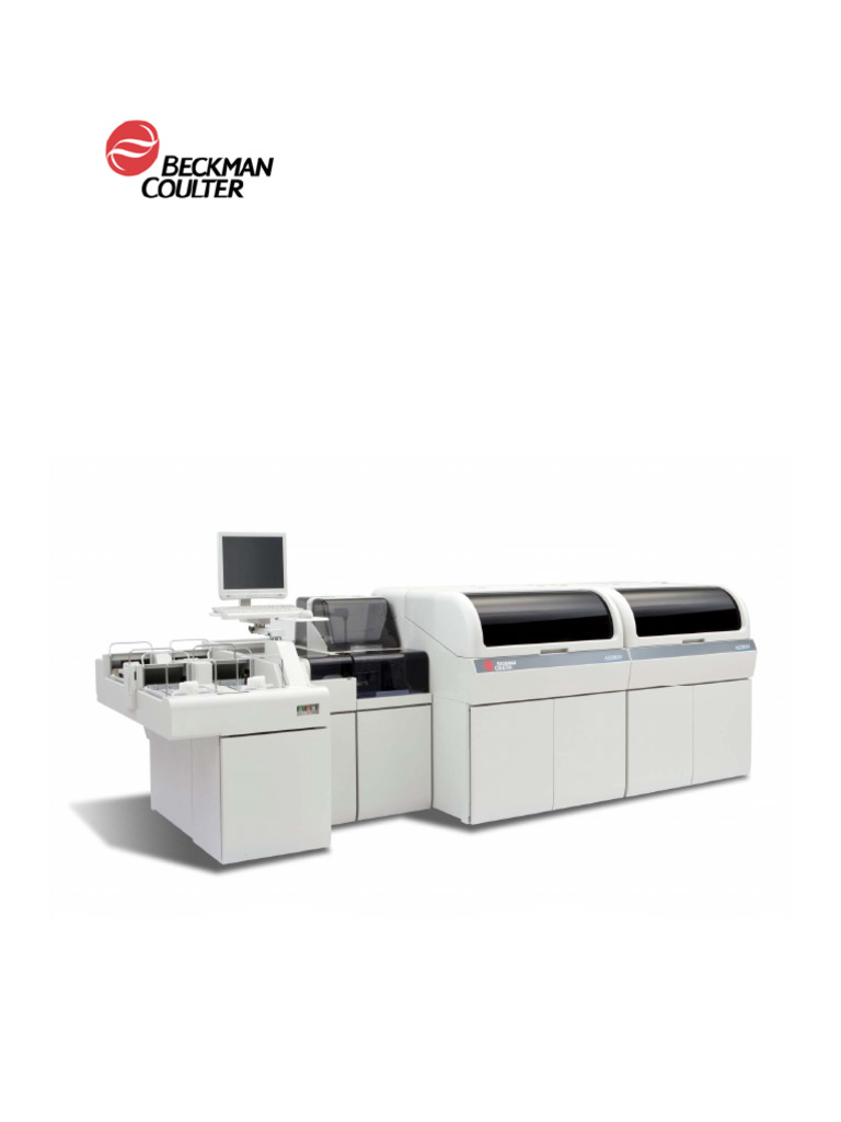 AU5800 in Lab Training Manual Copy | PDF | Menu (Computing)