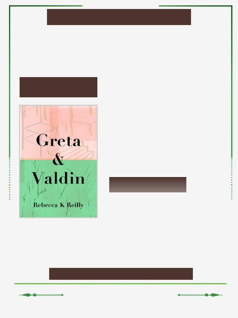 Greta Valdin 1st Edition Rebecca K Reilly eBook digital print edition | PDF