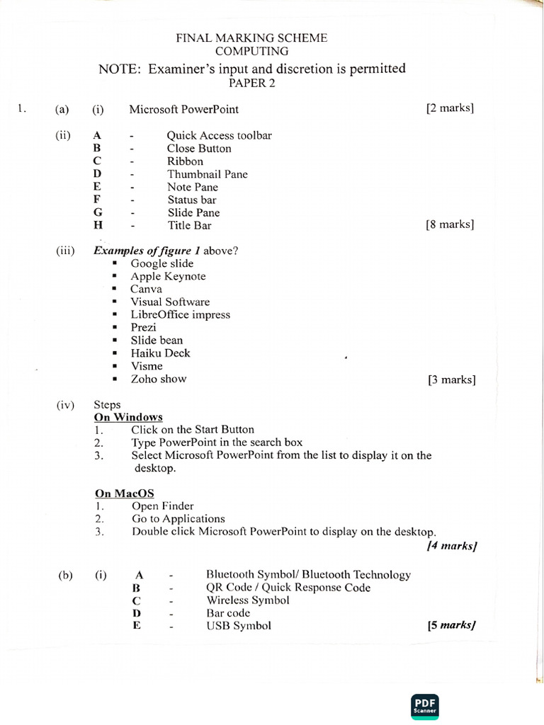 Computing Mock 1 Scheme | PDF