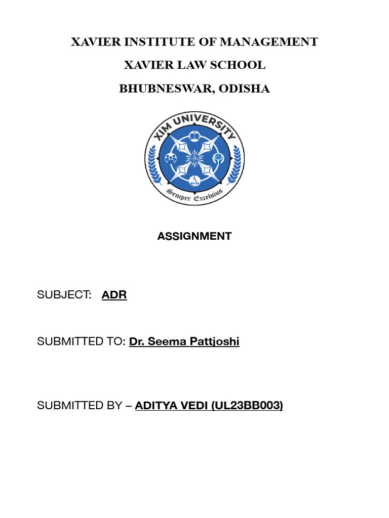 Adr Ul23bb003 | PDF | Arbitration | Discovery (Law)