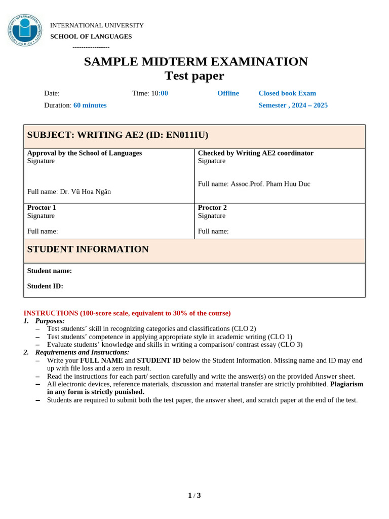 Sample Test 3 | PDF | Intelligence | Emotions