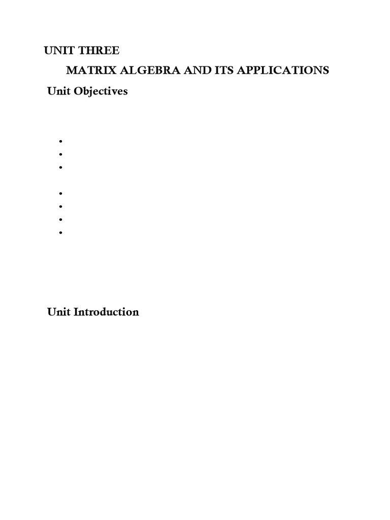ch 3-UNIT THREE dt-2025-11-07 20-53-12 | PDF | Matrix (Mathematics ...