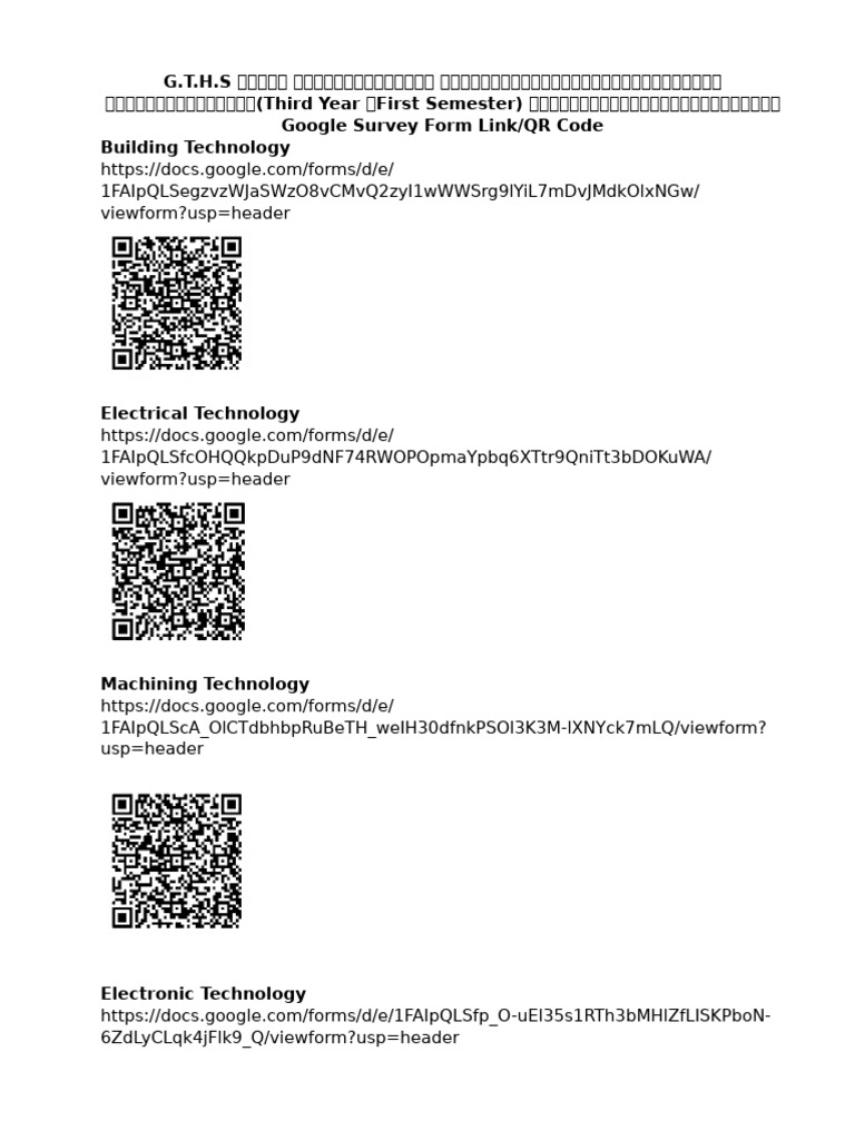 Student Survey 5th QR | PDF